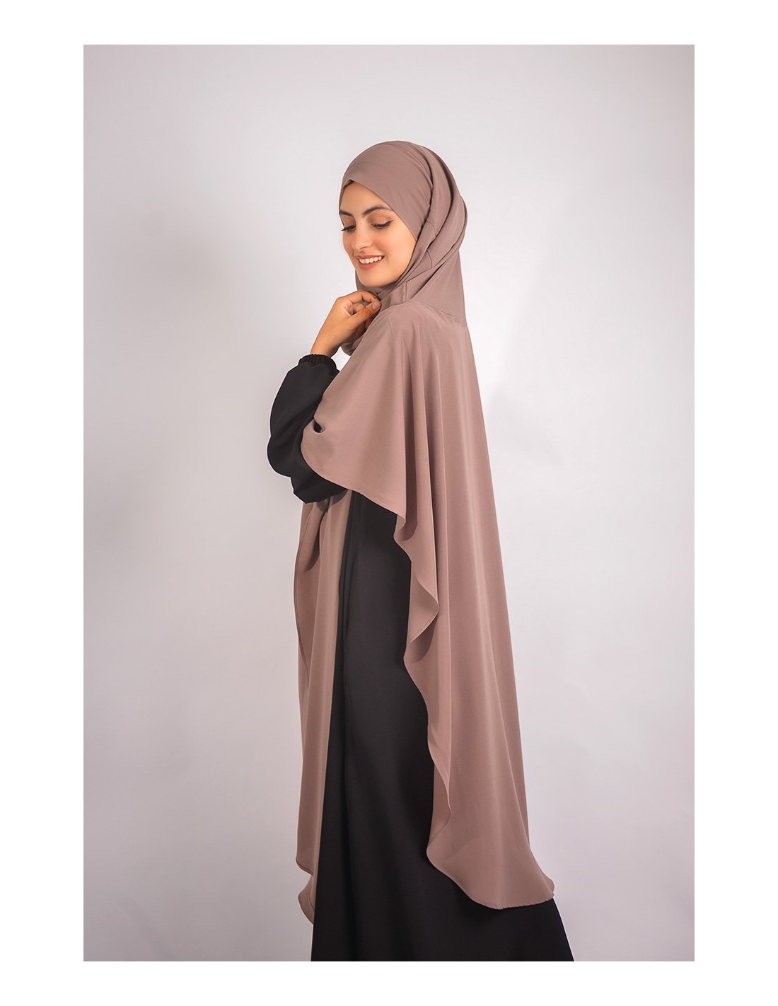 Cheap long Khimar and hijab for veiled women